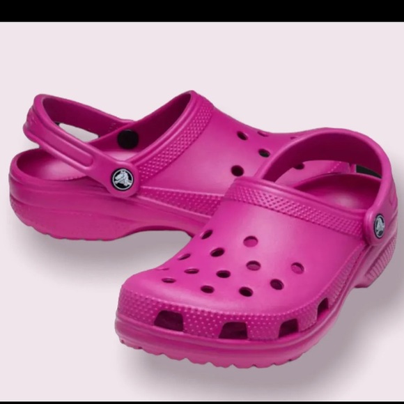 CROCS | Shoes | Crocs Unisex Classic Clog Fuchsia Fun Size Womens 7 Men ...